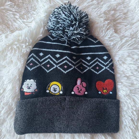 Line Friends | Accessories | Bts Bt2 Fair Isle Beanie Line Friends ...